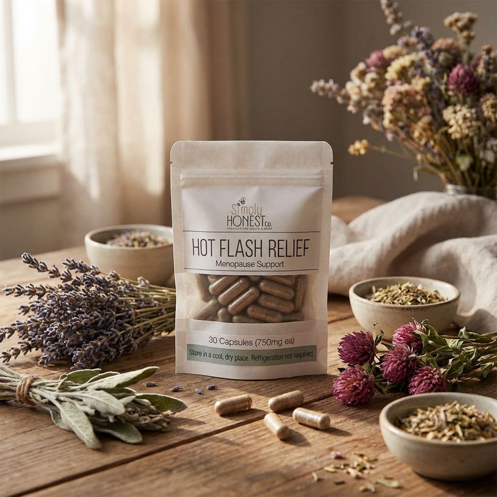Hot Flash Relief Capsules for Menopause – Simply Honest Co.