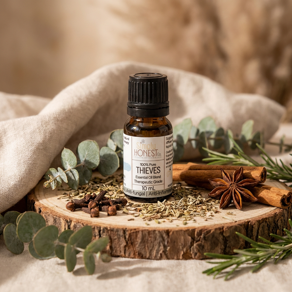 Thieves Essential Oil Blend 10mL Glass Bottle, 100% Pure, Undiluted ...